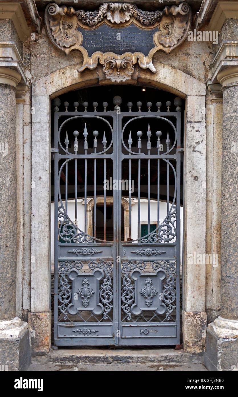 Ancient colonial gate in Rio Stock Photo - Alamy
