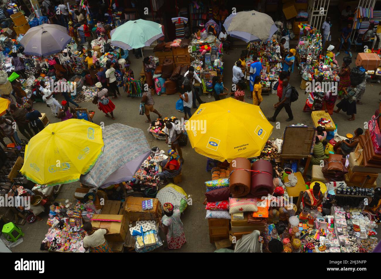Makola Market in Accra, Ghana, Africa Stock Photo - Alamy