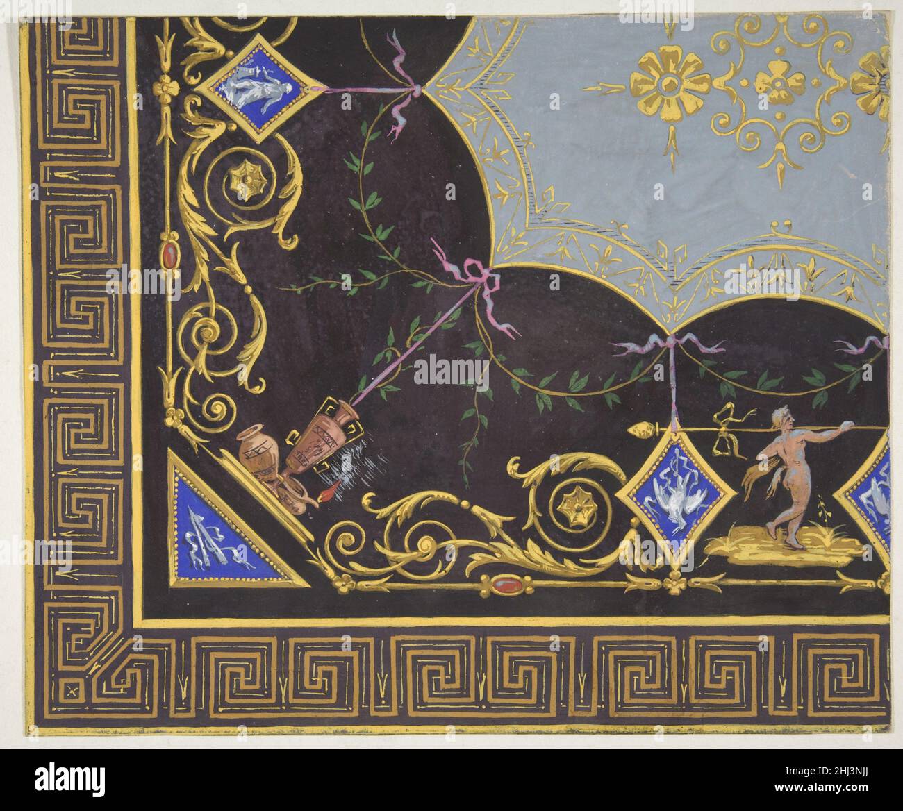 Rinceaux border hi-res stock photography and images - Alamy