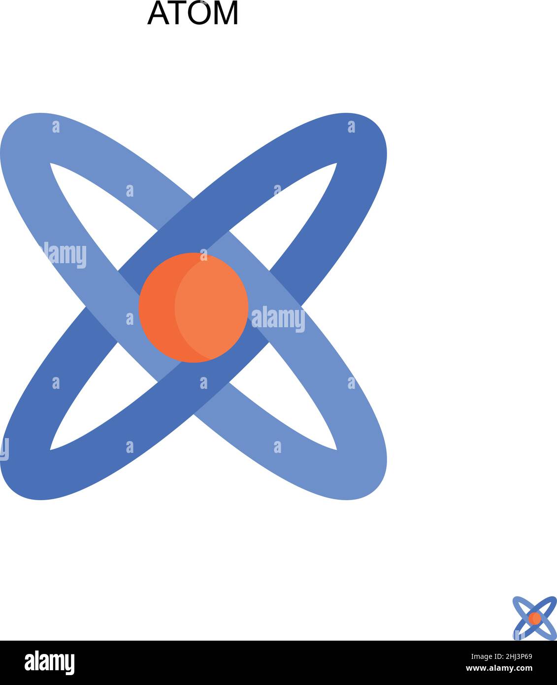 Simple Atom Icon High Resolution Stock Photography and Images - Alamy