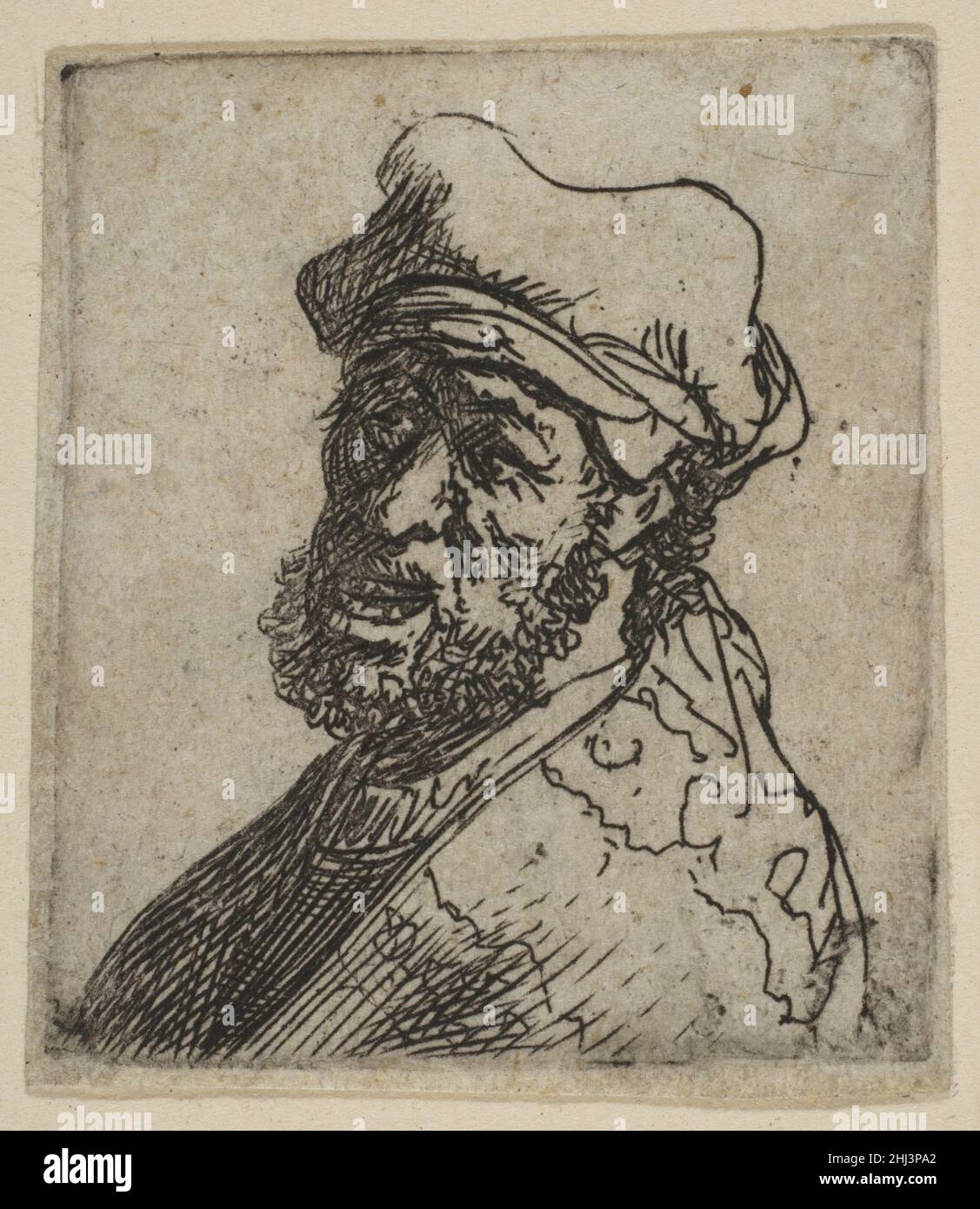 Man Crying Out, Three-Quarters Left: Bust ca. 1629 Rembrandt (Rembrandt ...