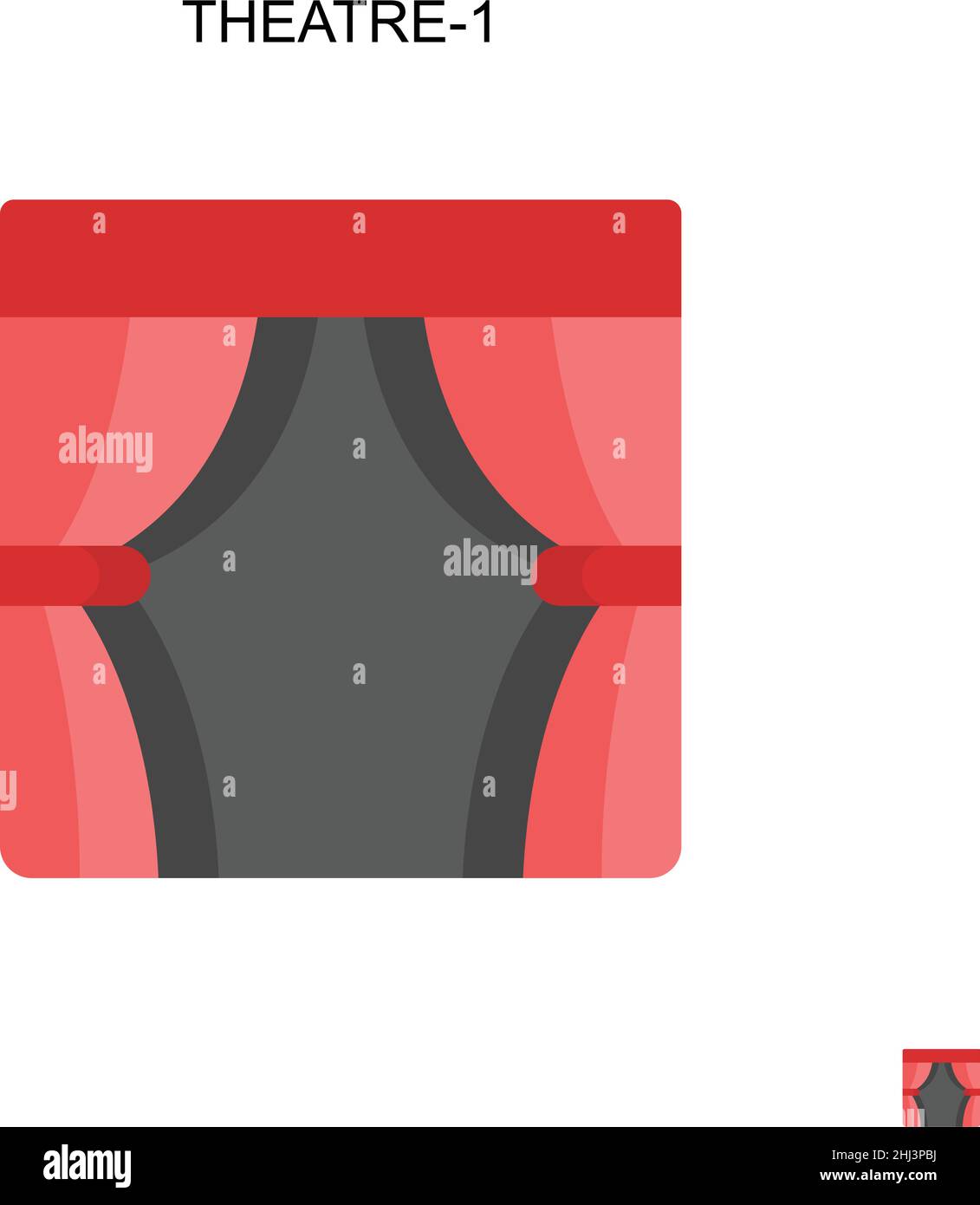 Theatre mask logo Stock Vector Images - Alamy