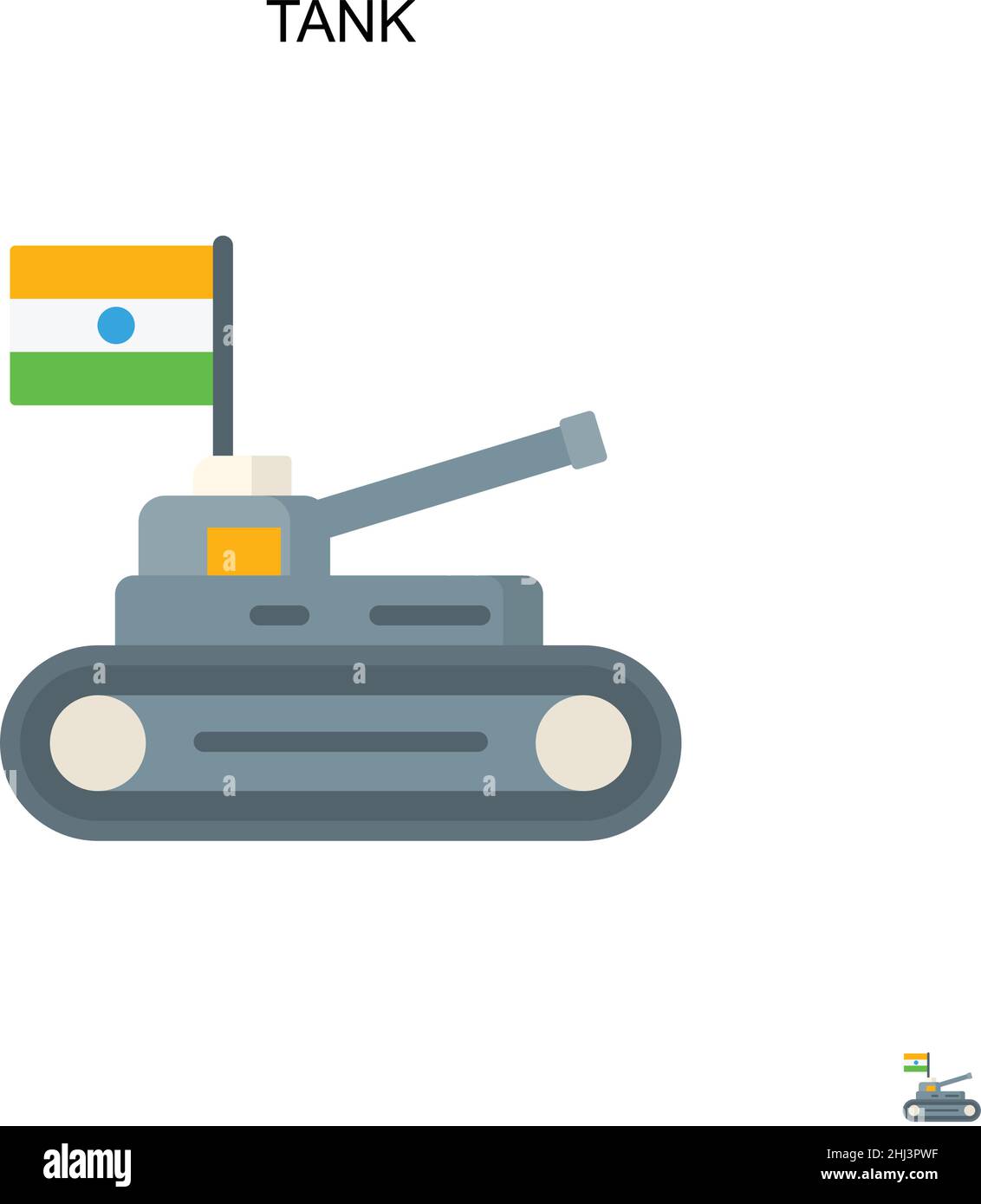 Tank Simple vector icon. Illustration symbol design template for web ...