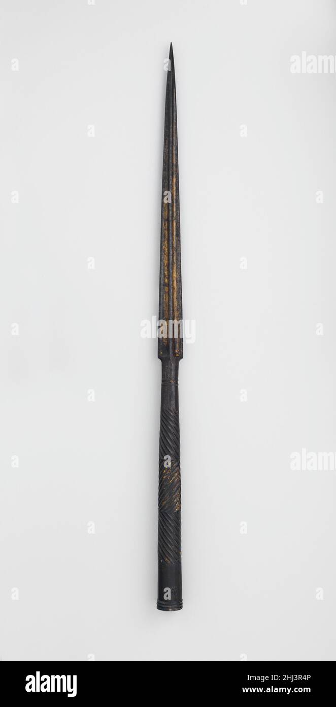 Lance Head ca. 1500 Syrian or Egyptian The skillfully chiseled fluting ...