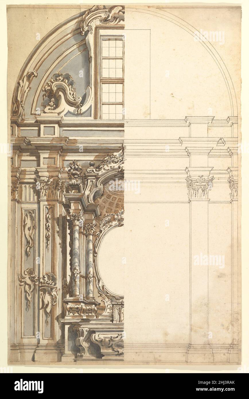Two Alternate Designs for a Chapel 1700–1780 Anonymous, Italian ...