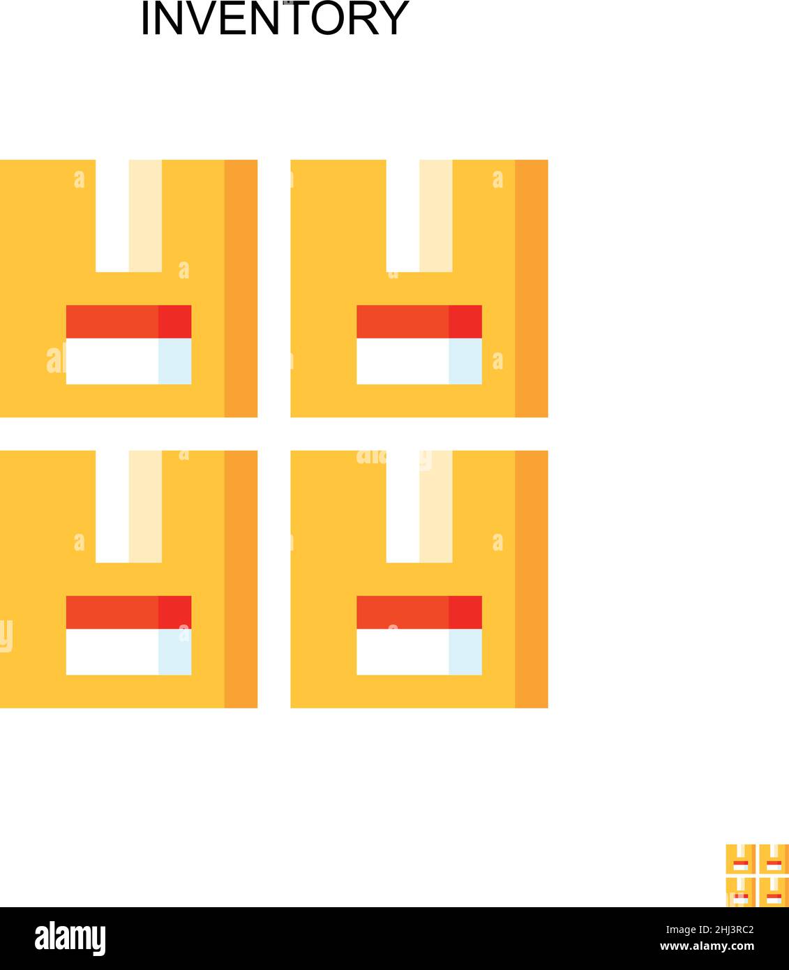 Inventory icon hi-res stock photography and images - Alamy