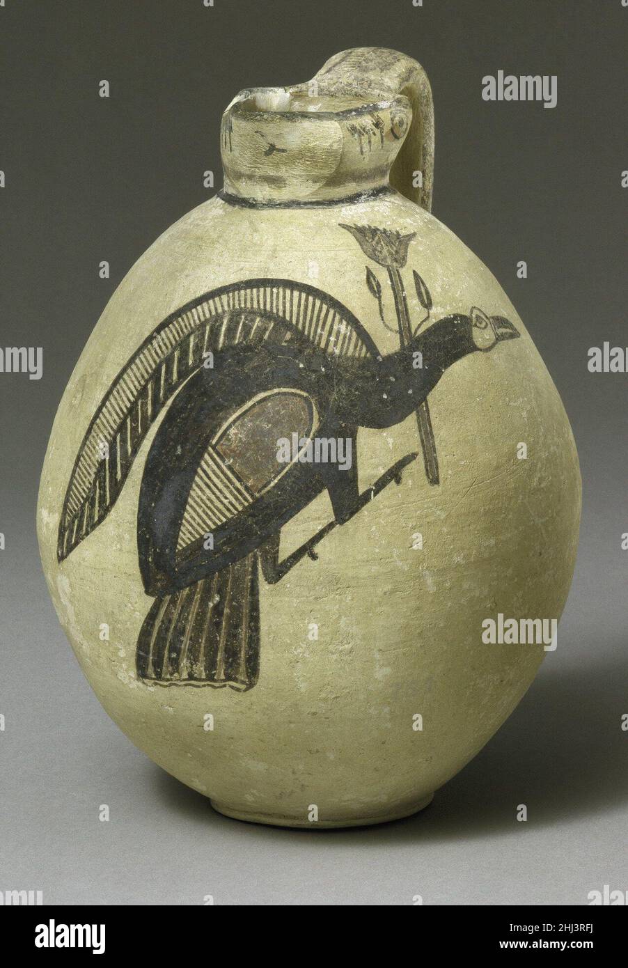 Terracotta jug ca. 750–600 B.C. Cypriot Birds represent a frequent ...