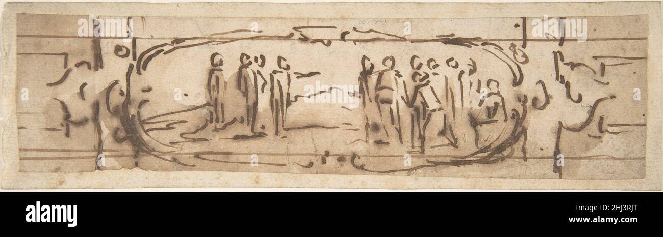 Drawing for a Cartouche early 17th century Jacques Callot French ...