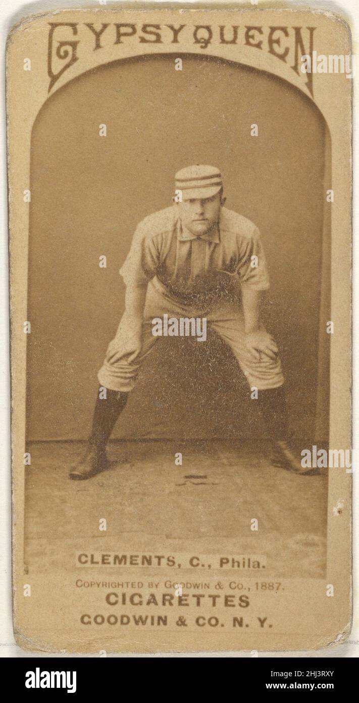 John J. "Jack" Clements, Catcher, Philadelphia, from the Old Judge ...