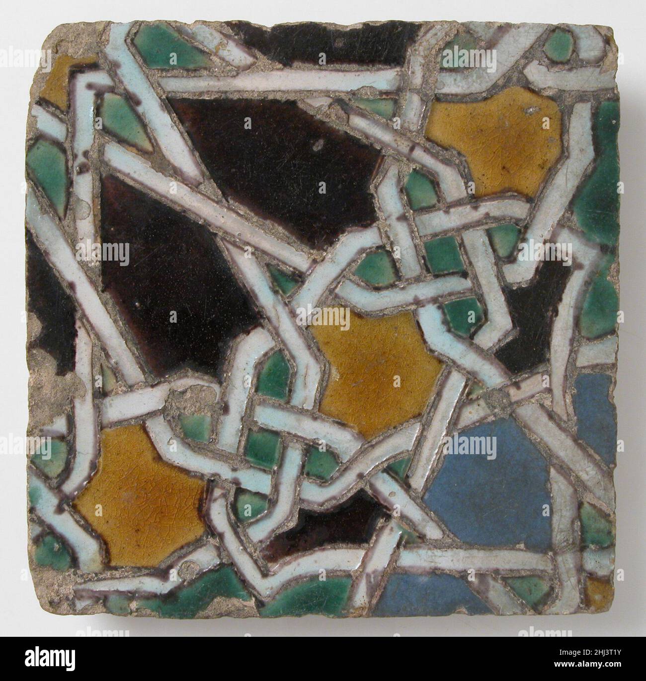 Wall Tile 15th century Spanish. Wall Tile 463184 Stock Photo - Alamy