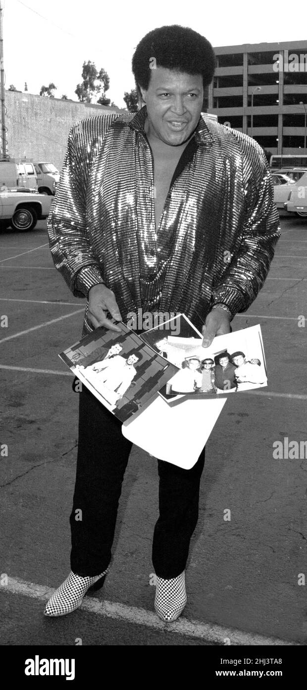 1986 Chubby Checker photographed in Los angeles in 1986 United States ...
