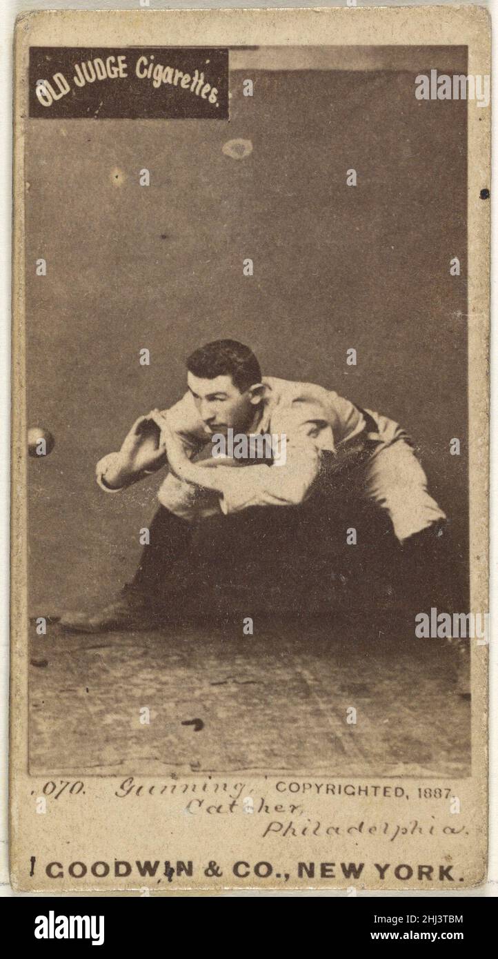 Thomas Francis Gunning, Catcher, Philadelphia, from the Old Judge ...