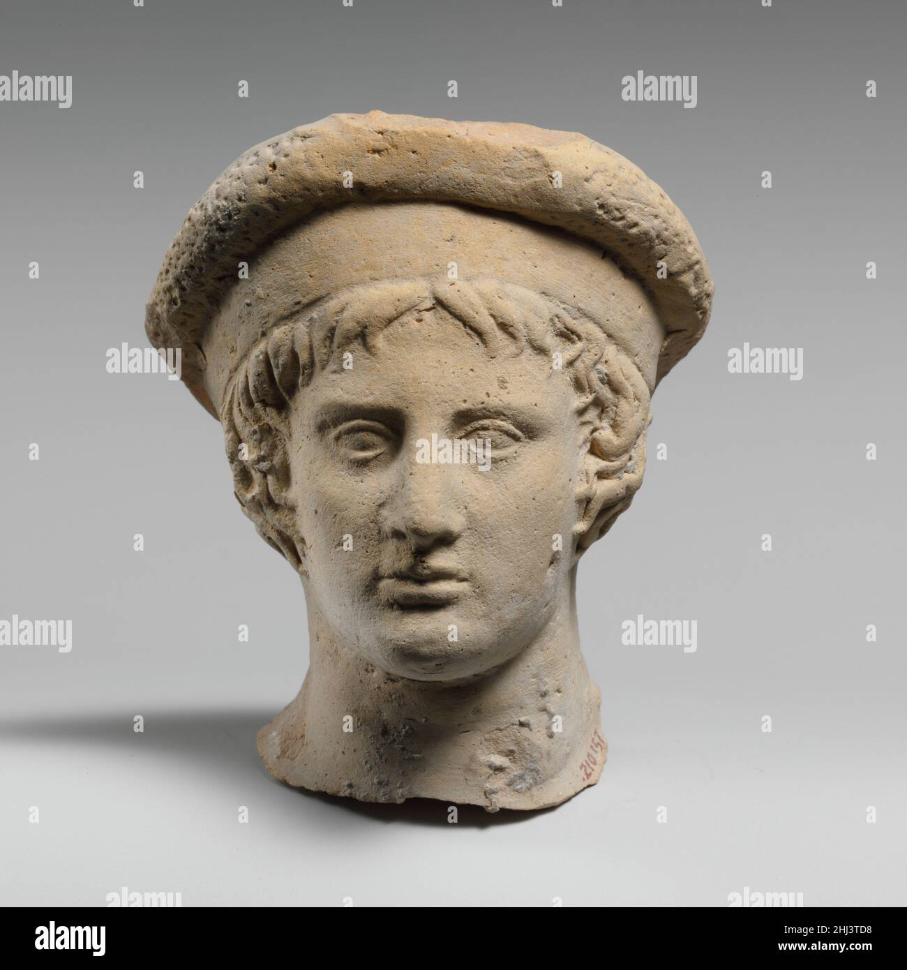 Terracotta head of a youth 4th century B.C. Greek, South Italian ...