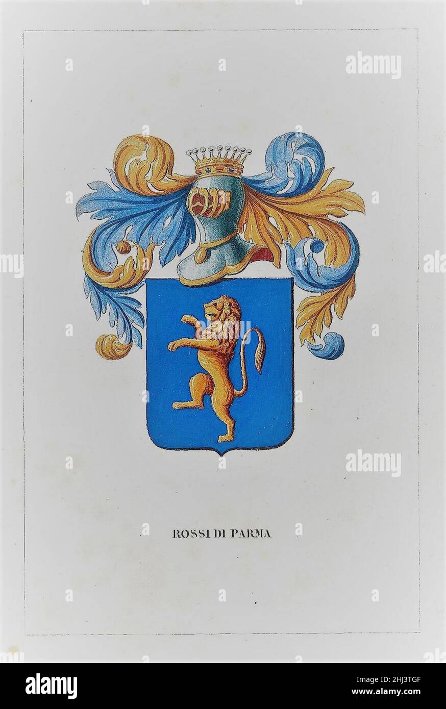 Stemma Rossi di Parma Stock Photo - Alamy