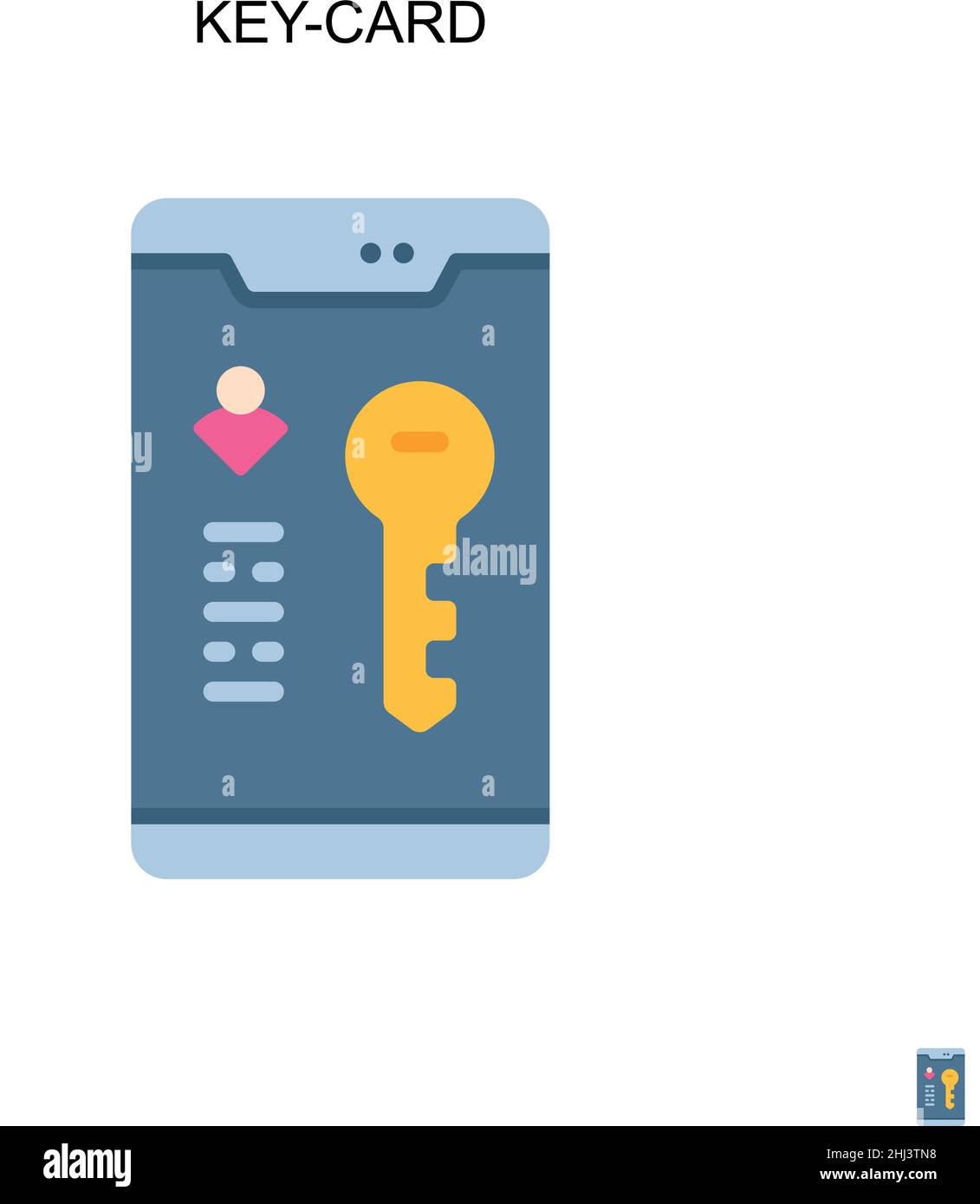 Keycard hotel Stock Vector Images - Alamy