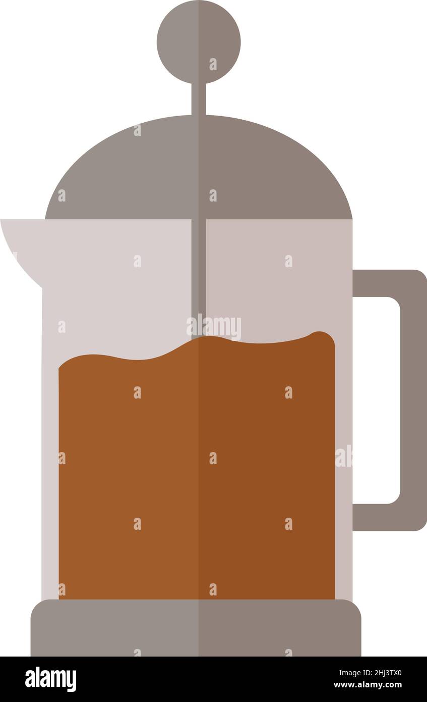 Cafetiere coffee Stock Vector Images - Alamy