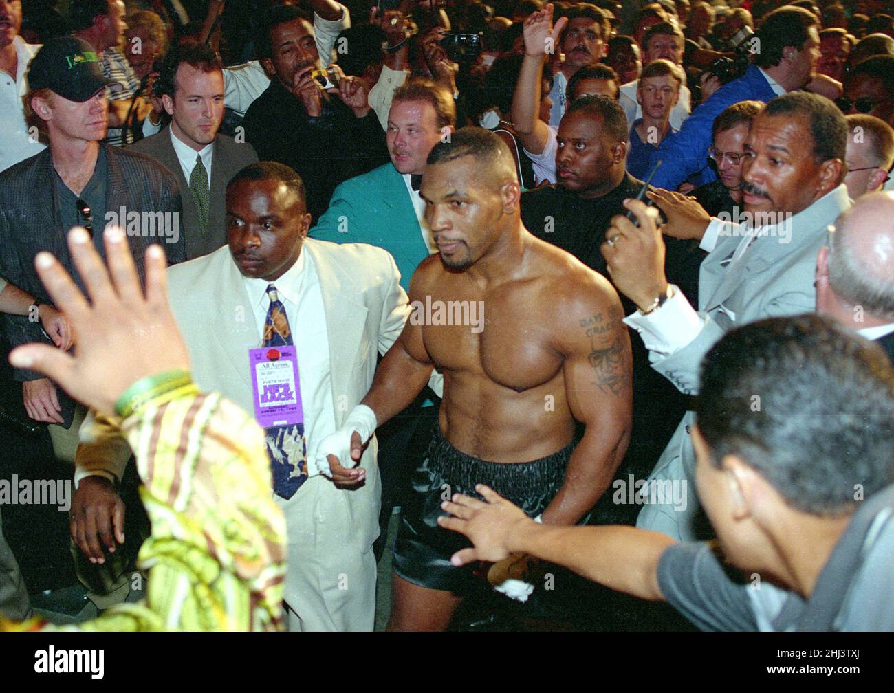 Mike Tyson photographed circa 1988 Credit: Ron Wolfson / Rock Negatives ...