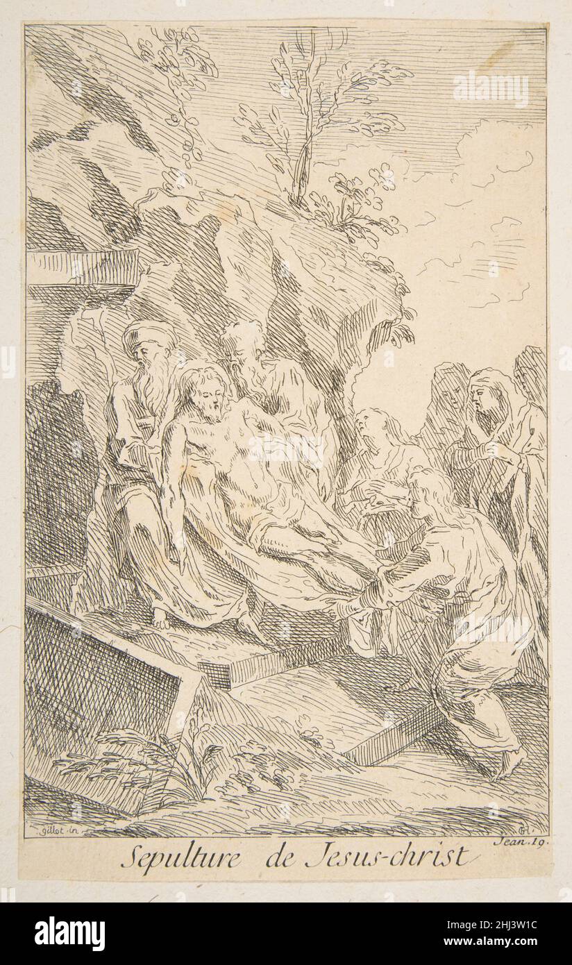Entombment of Christ n.d. Claude Gillot French. Entombment of Christ ...