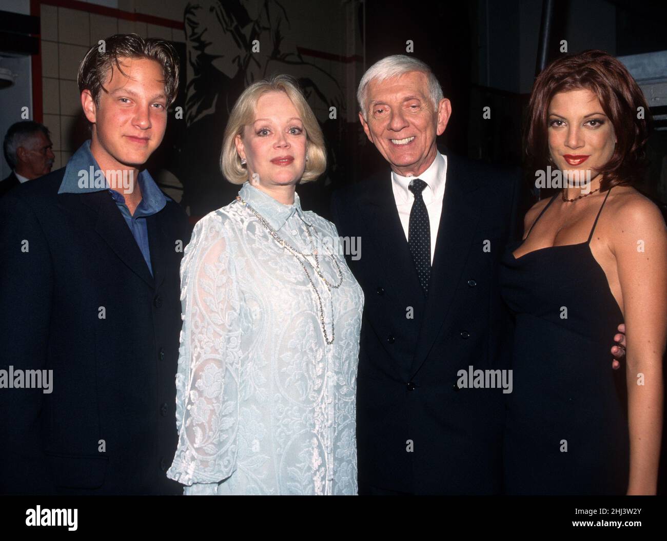 Spelling Family-Randy,Candy, Aaron and Tori at the Aaron Spelling ...