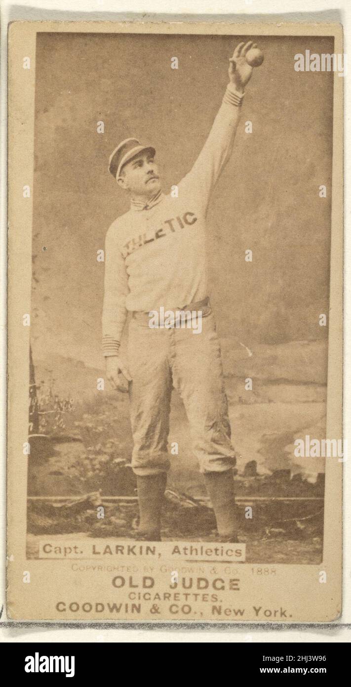Larkin, Captain, Philadelphia Athletics, from the Old Judge series ...