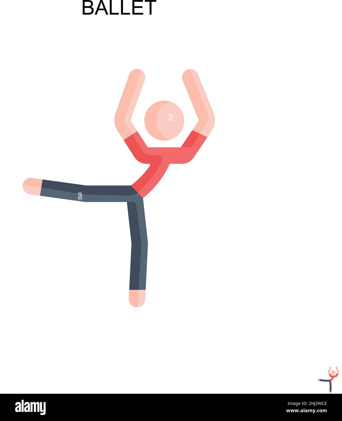 Female ballet Stock Vector Images - Alamy