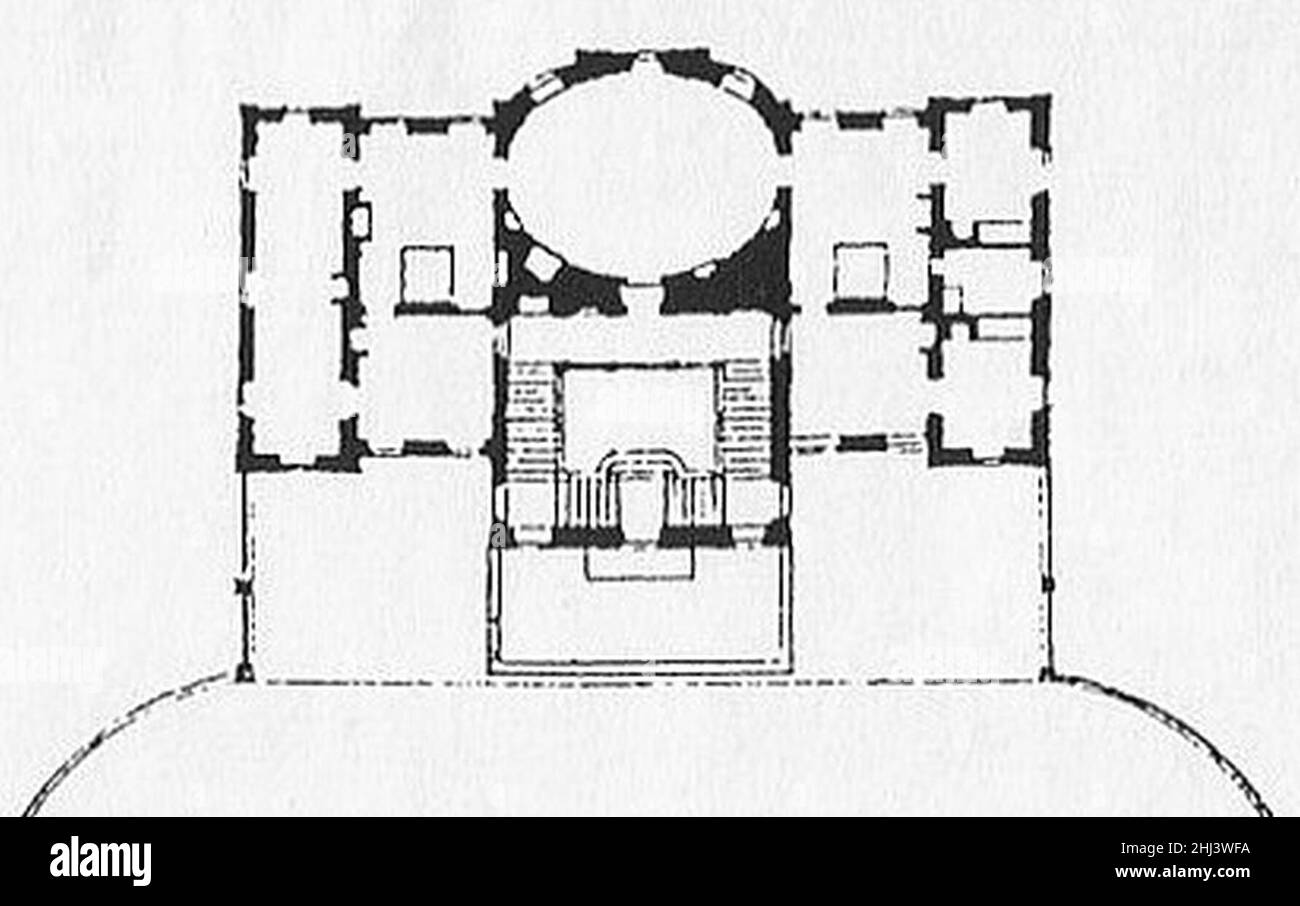 Steninge slott ritning Stock Photo - Alamy