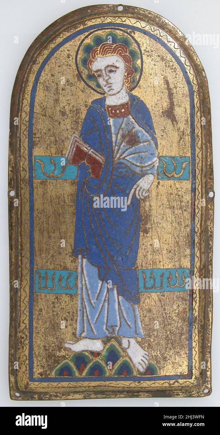 Plaque with Saint John the Evangelist ca. 1175–1200 French. Plaque with ...