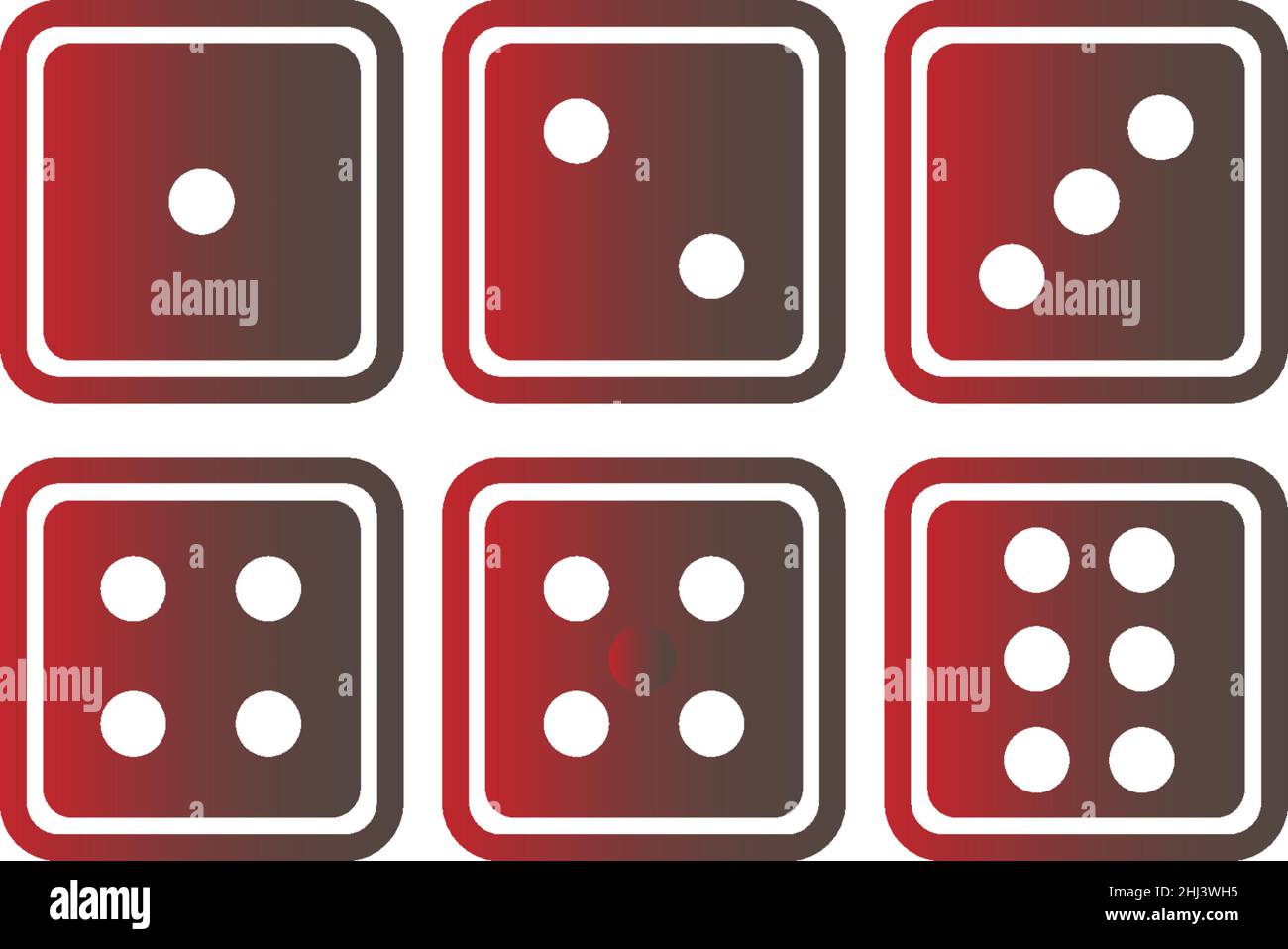 Dice icon logo design template illustration vector Stock Vector Image ...