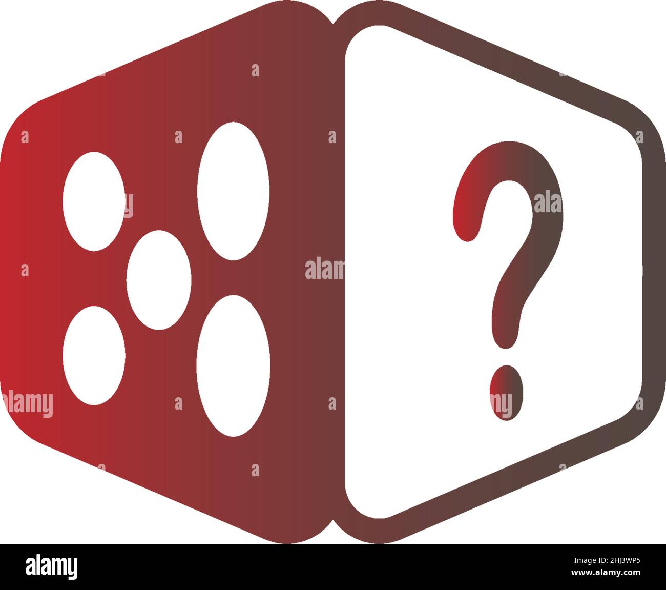 Dice icon logo design template illustration vector Stock Vector Image ...