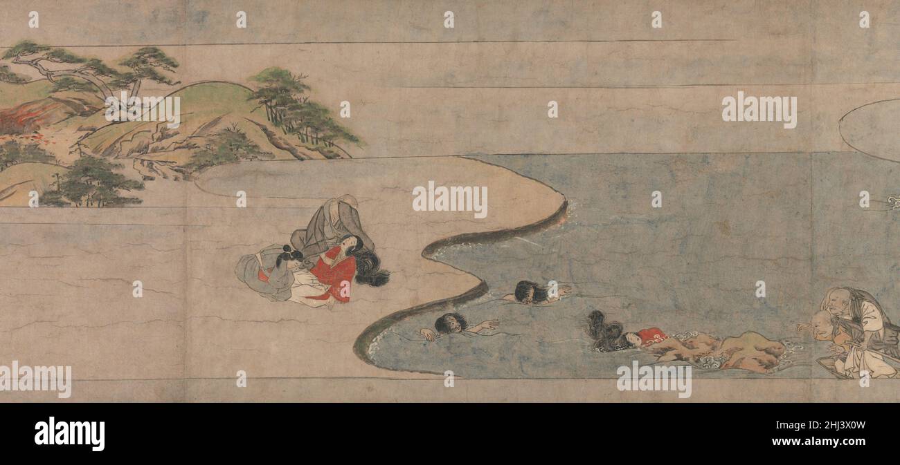 A Long Tale for an Autumn Night (Aki no yo nagamonogatari) ca. 1400 ...