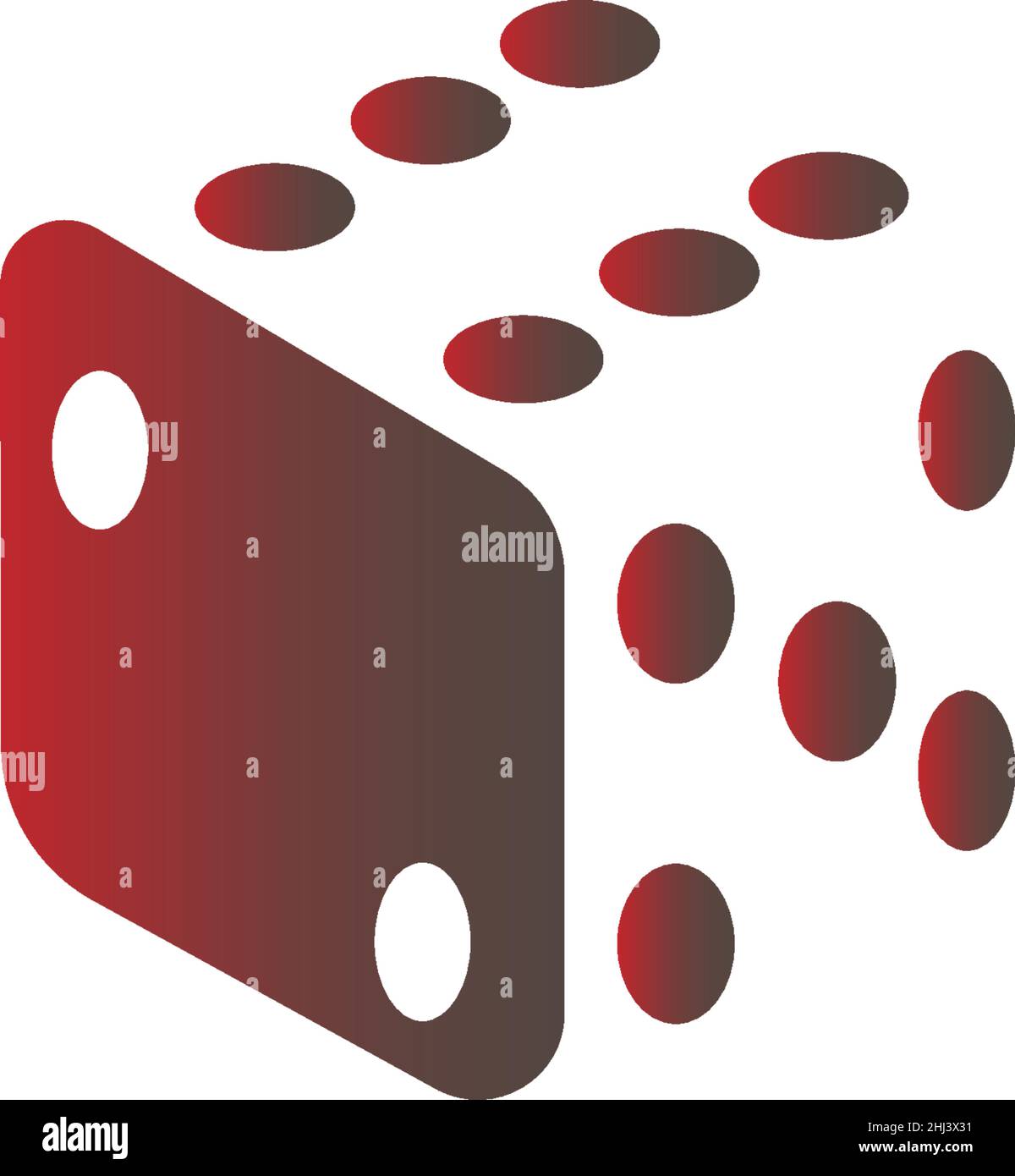 Dice icon logo design template illustration vector Stock Vector Image ...