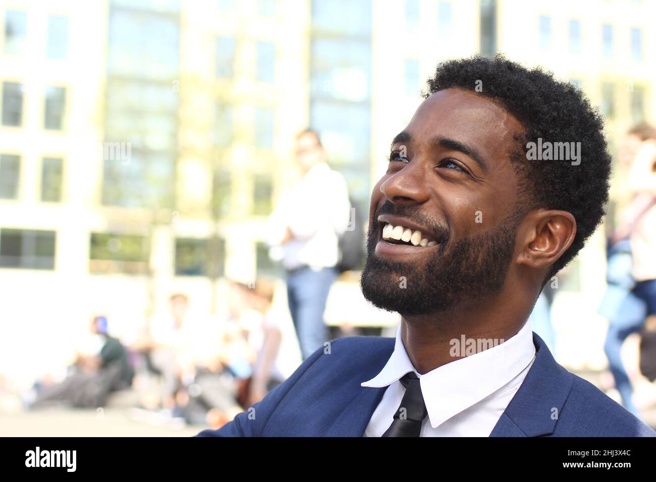 Portrait of a beautiful business man outside Stock Photo - Alamy
