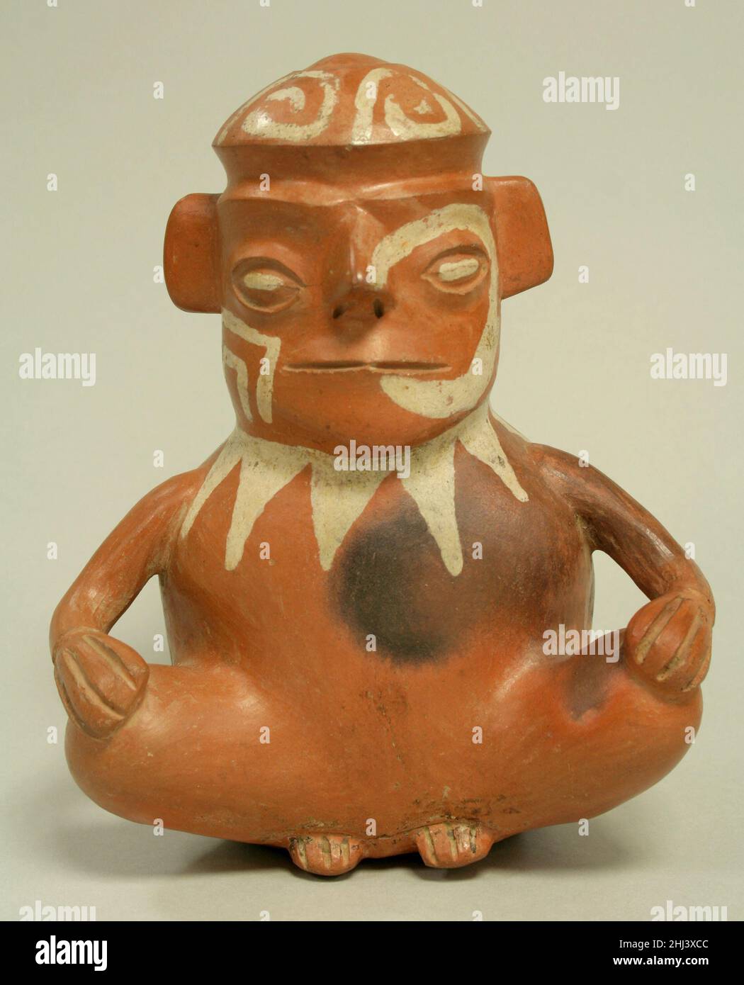 Stirrup Spout Bottle with Seated Figure 1st century B.C.–A.D. 2nd ...