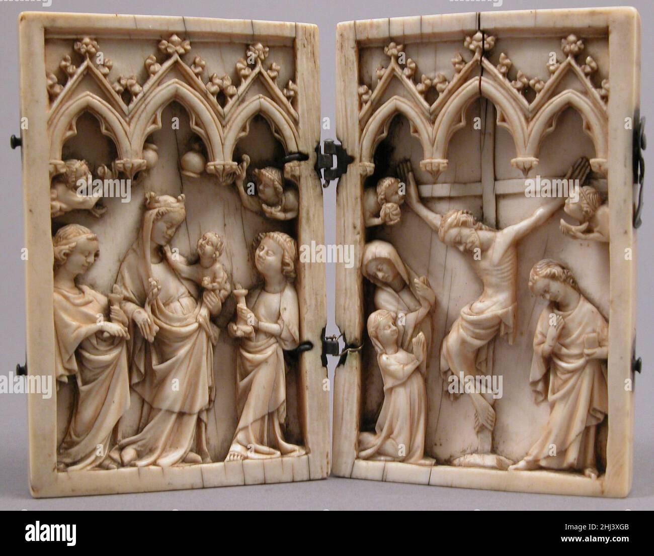 Diptych with Scenes from the Life of Christ 14th century German. Diptych with Scenes from the ...
