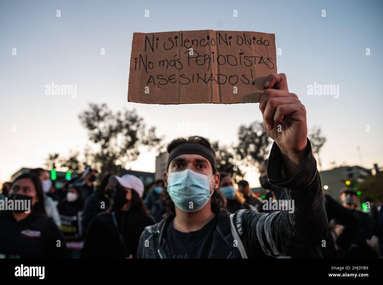 Tijuana, Baja California, Mexico. 26th Jan, 2022. Member of the Mexican ...
