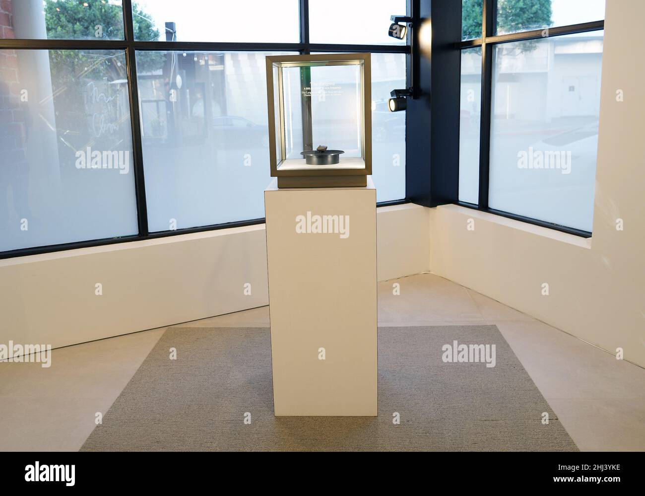 The Enigma Black Diamond, at 555.55 carats that is believed to have ...