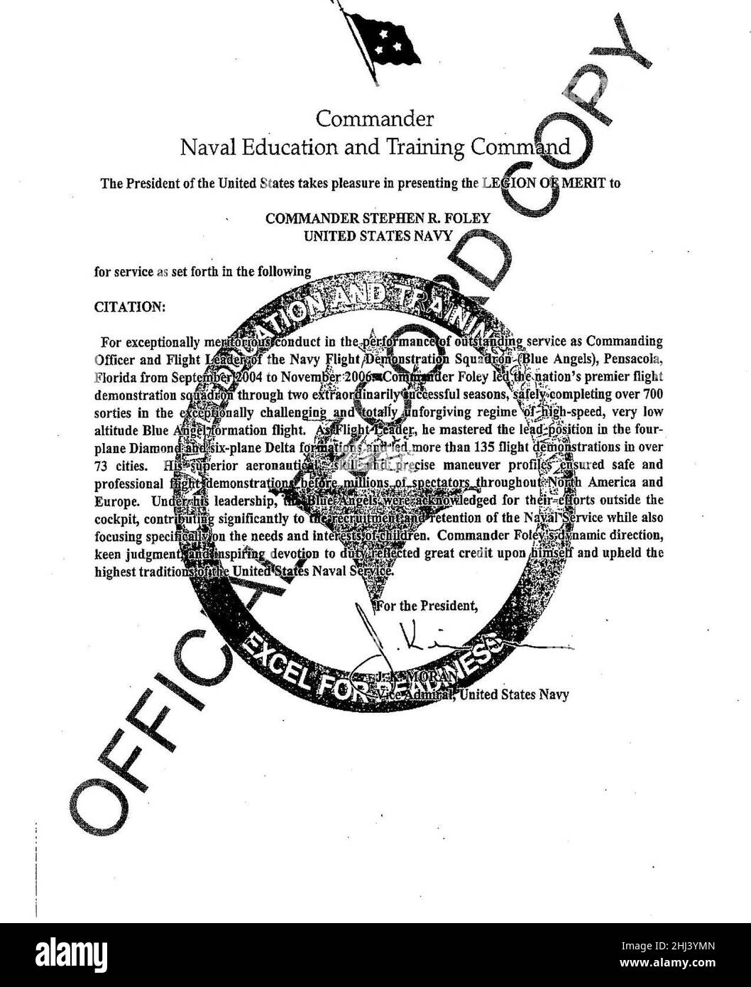 Stephen Foley CO Blue Angels Stock Photo - Alamy