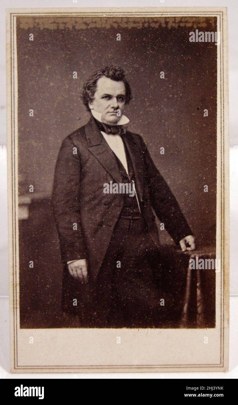 Stephen Douglas CDV by Brady Stock Photo - Alamy