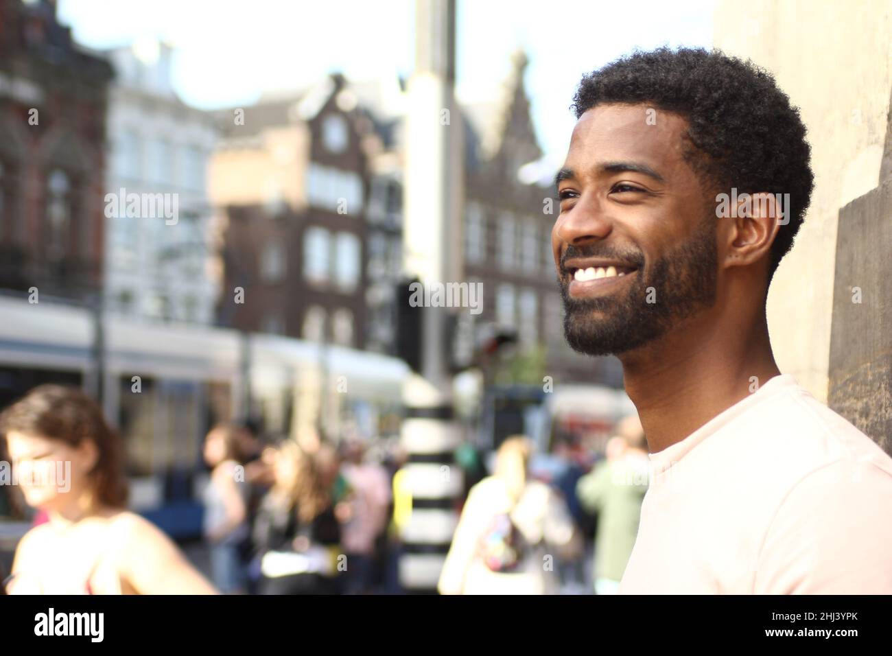 Portrait of a beautiful business man outside Stock Photo - Alamy