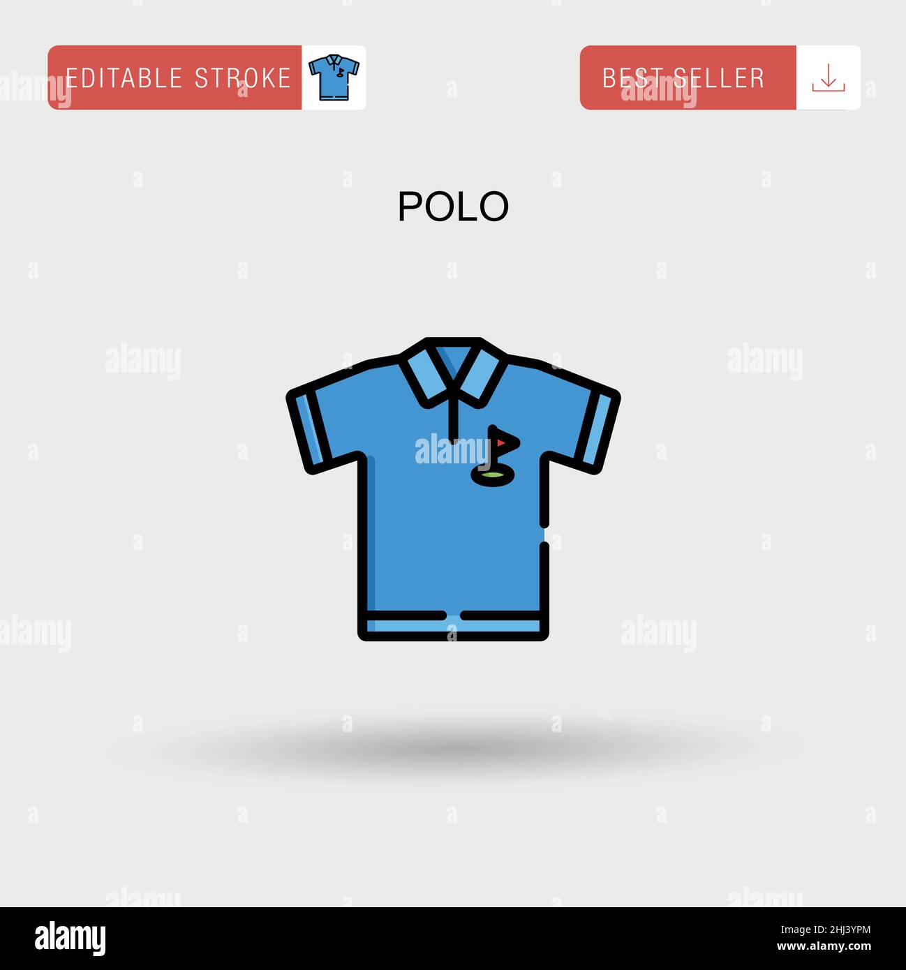 Man polo shirt Stock Vector Images - Alamy