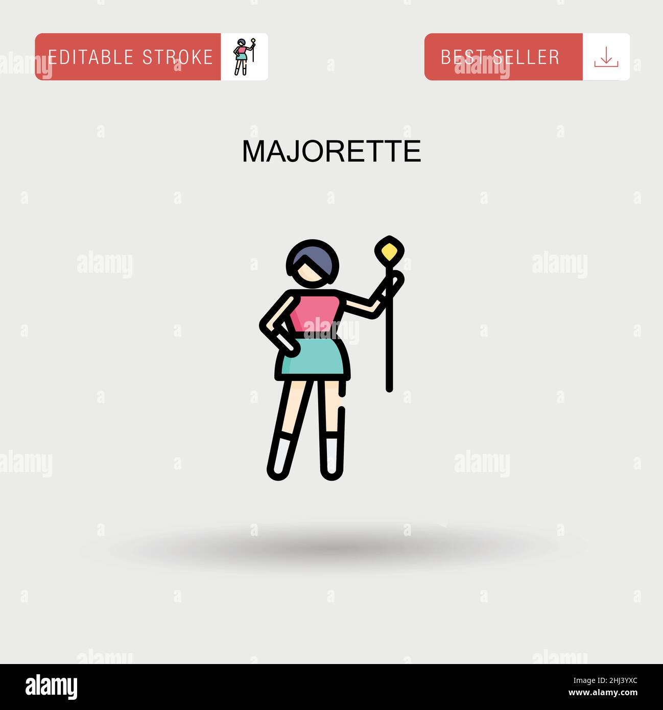 Majorette baton hi-res stock photography and images - Alamy