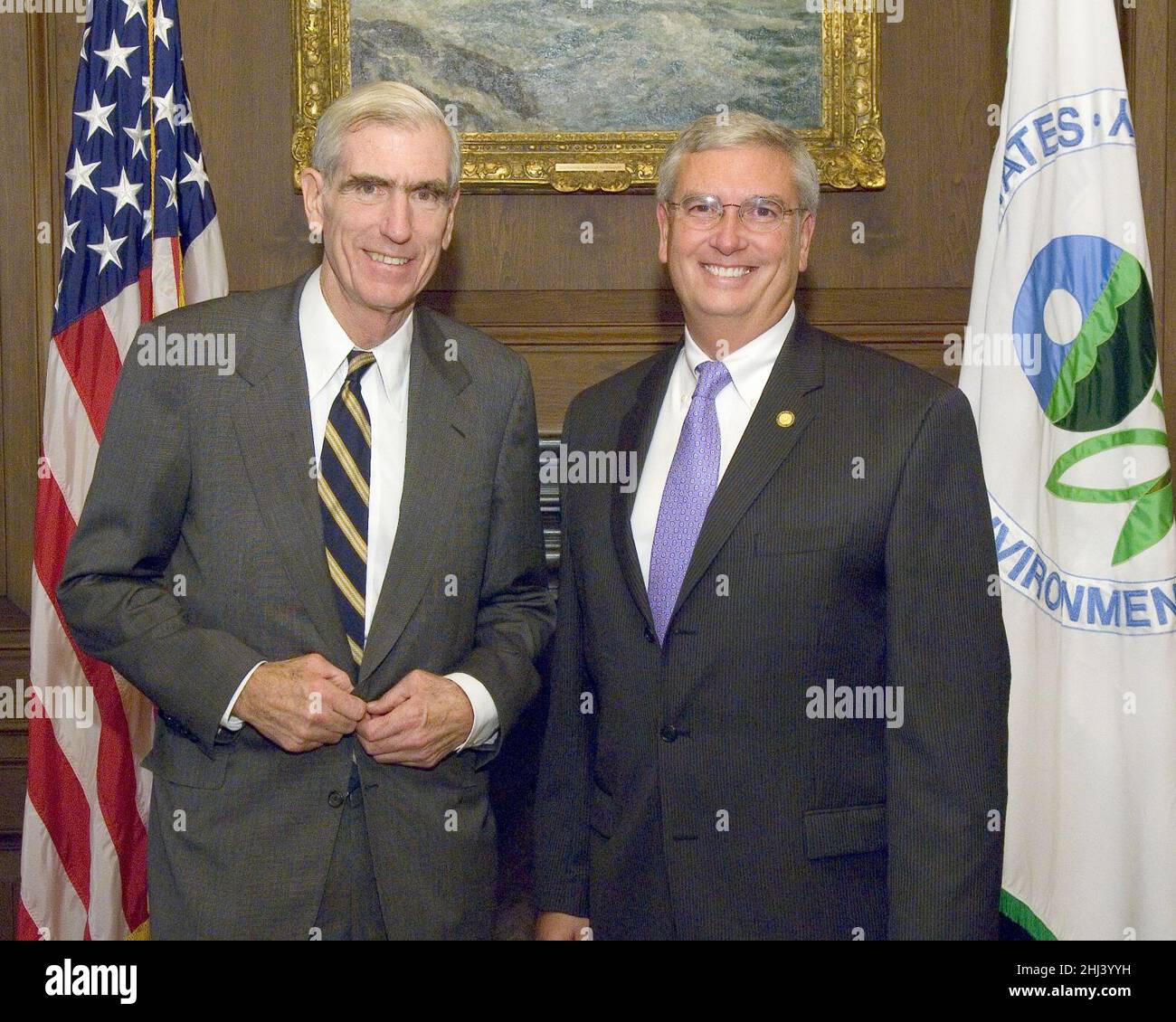 Stephen L. Johnson and C. Boyden Gray Stock Photo - Alamy