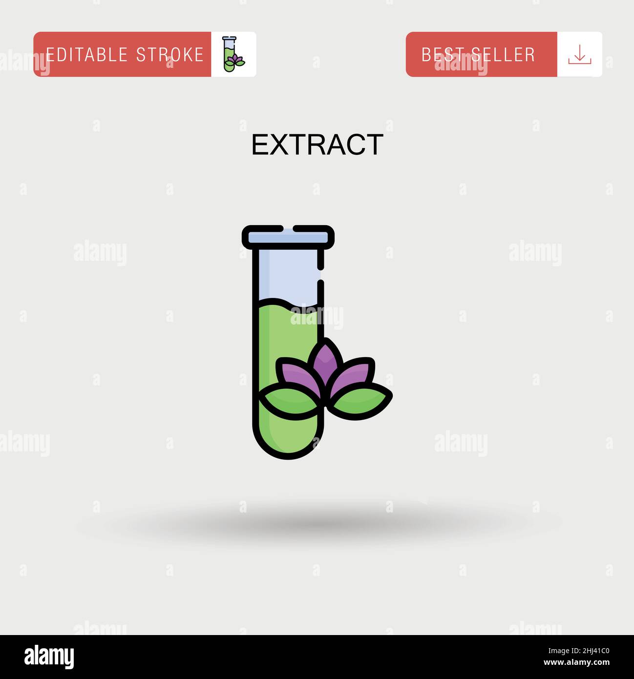 Plant extract Stock Vector Images - Alamy