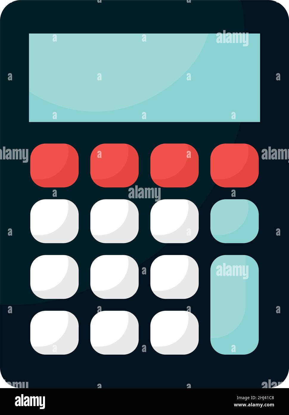 black calculator illustration Stock Vector Image & Art - Alamy