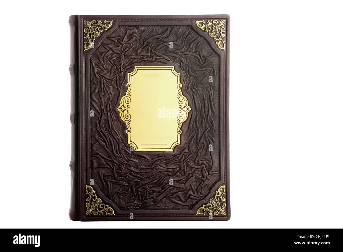 Black Leather Book Background