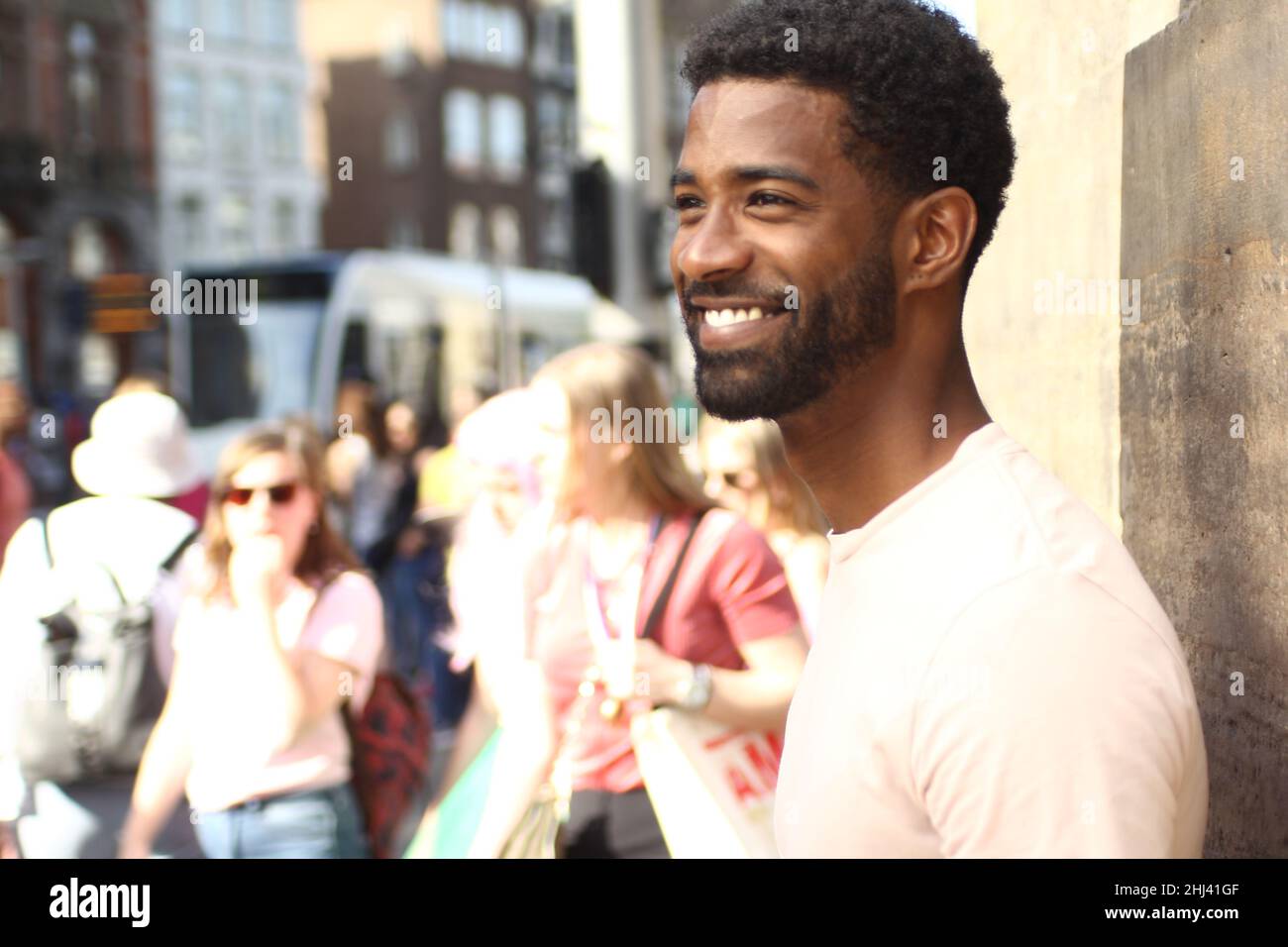 Portrait of a beautiful business man outside Stock Photo - Alamy