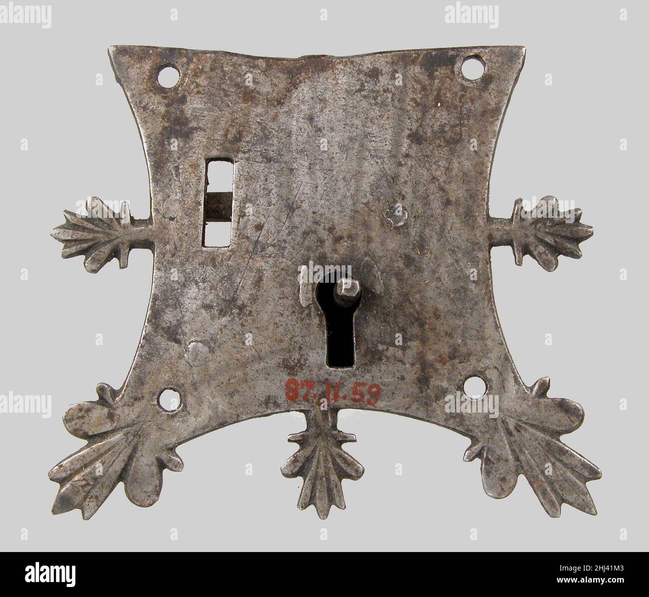 Mortise lock 14th century French The decoration of Gothic iron locks ...