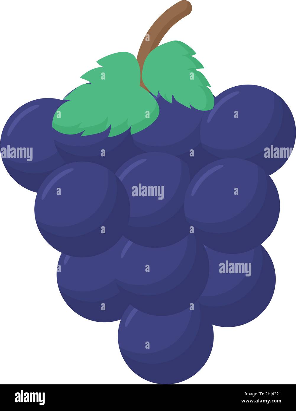 cute grapes illustration Stock Vector Image & Art - Alamy