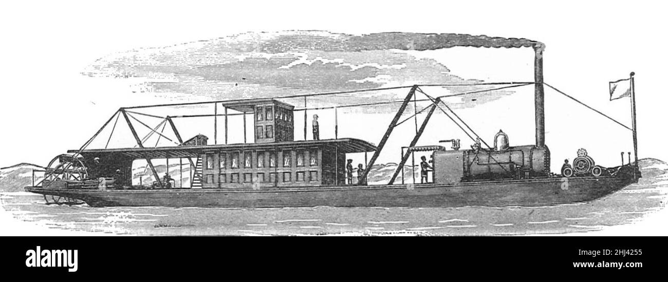 Stern wheel steamboat (Rankin Kennedy, Modern Engines, Vol V Stock ...