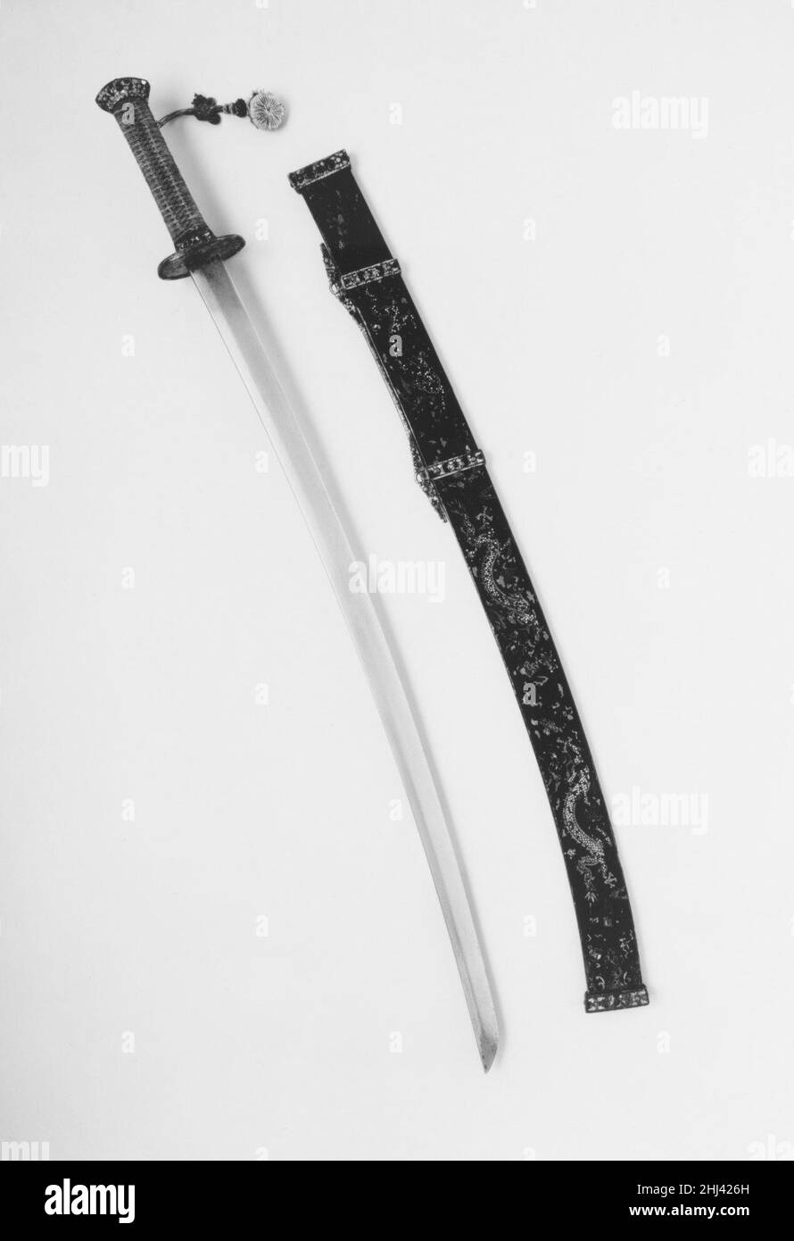 Sword (Peidao) with Scabbard mounting, ca. 1750–1800 blade, Japanese ...